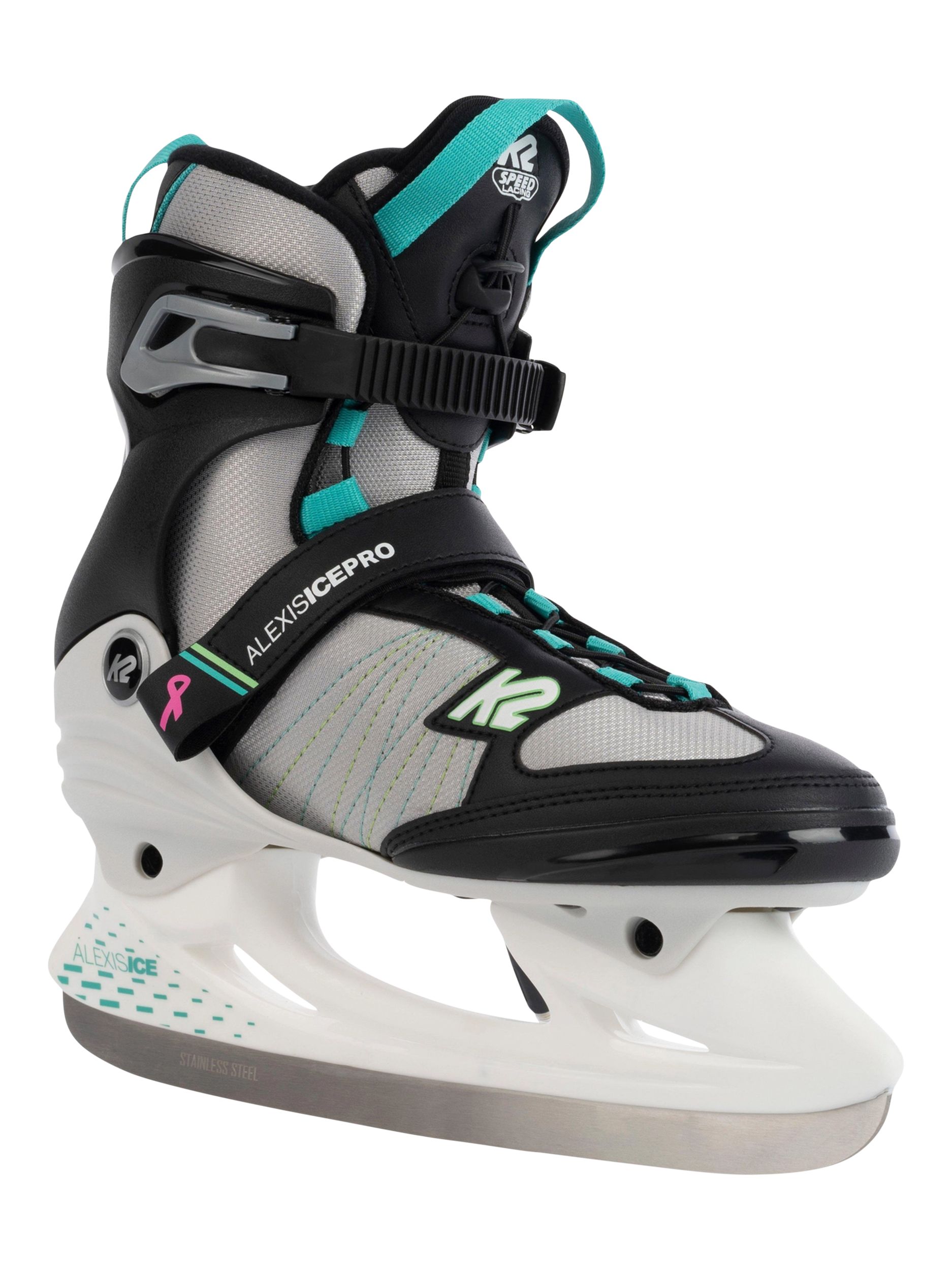 K2 Women's Alexis Pro Speed-Lace Water Repellent Ice Skates with Hockey ...