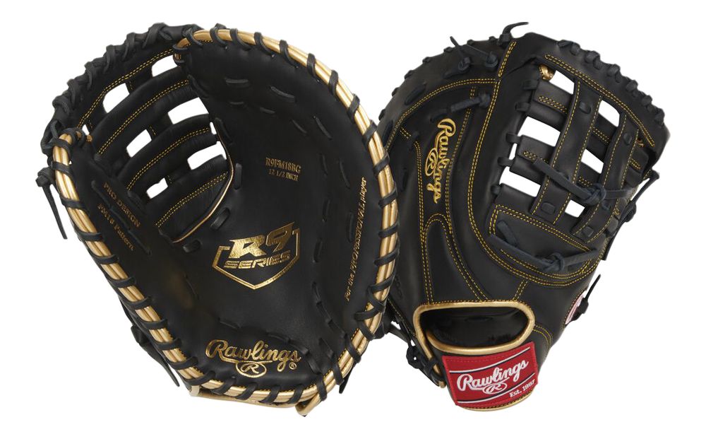 Rawlings R9 Series 12.5 Inch First Base Mitt, Right Hand Catch | SportChek