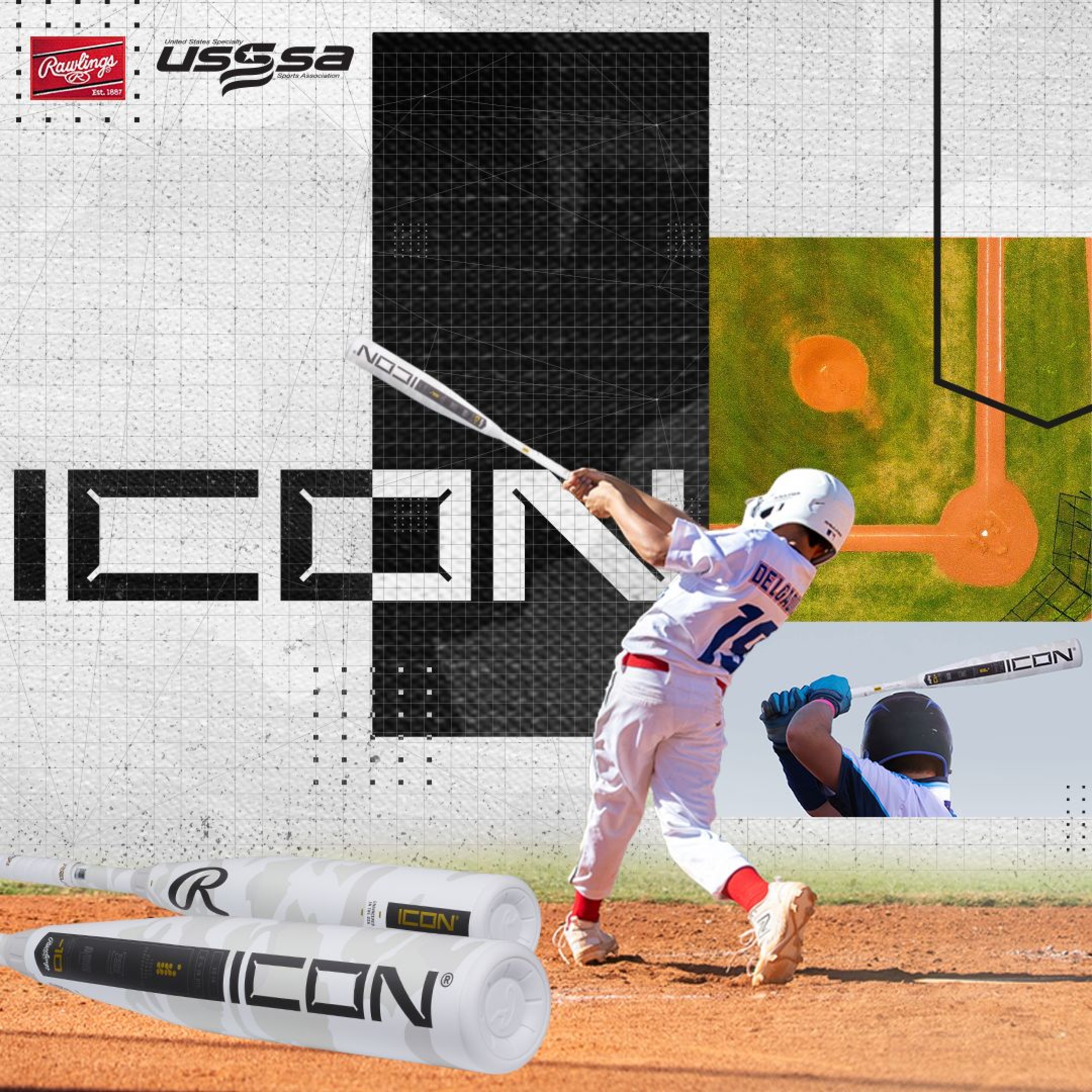 Rawlings Icon USSSA 2-3/4 Inch (-10) Baseball Bat | SportChek