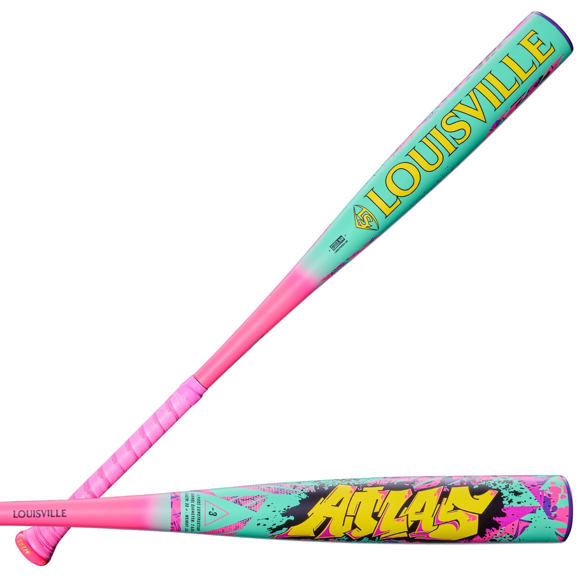 Louisville Atlas BBCOR (-3) Wildstyle Baseball Bat | SportChek