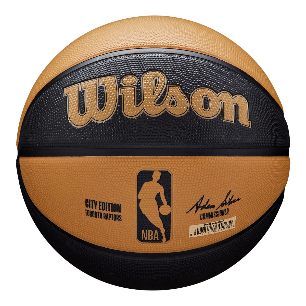 Wilson NBA City Edition Toronto Raptors Basketball, Size 7, Outdoor ...