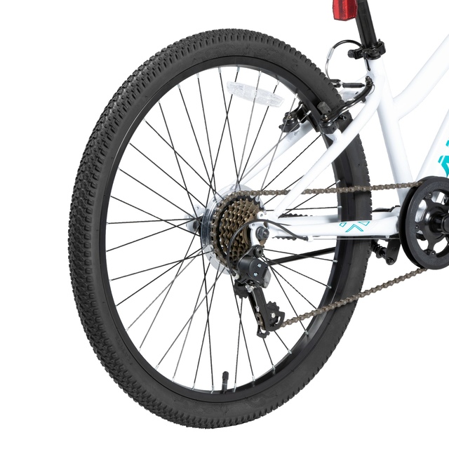 Nakamura Kids' Pristine 24" Junior Mountain Bike, 6 Speed, Rim Brakes ...