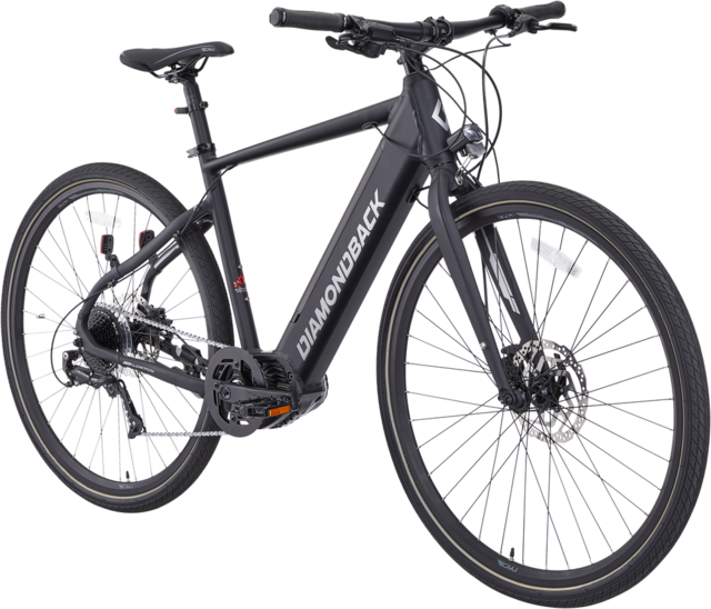 Diamondback Nordet 700C Electric Bike, Aluminum Frame, Hydraulic Disc ...