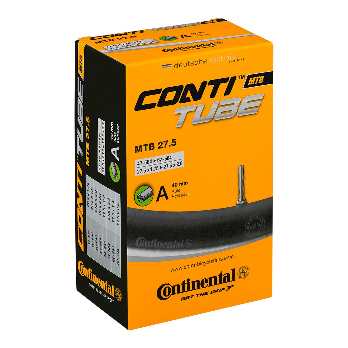 Continental Schrader 27.5X1.75-2.5 Bike Tube | SportChek