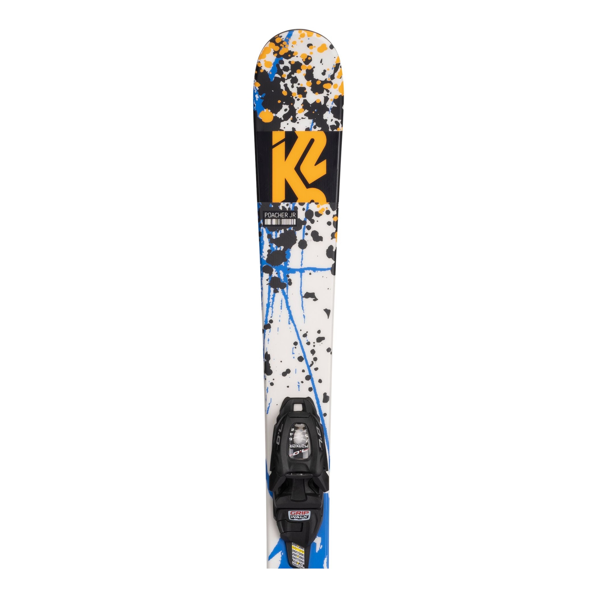 K2 Poacher Junior Skis 2021/22 & Marker FDT 7.0 Bindings | Sportchek