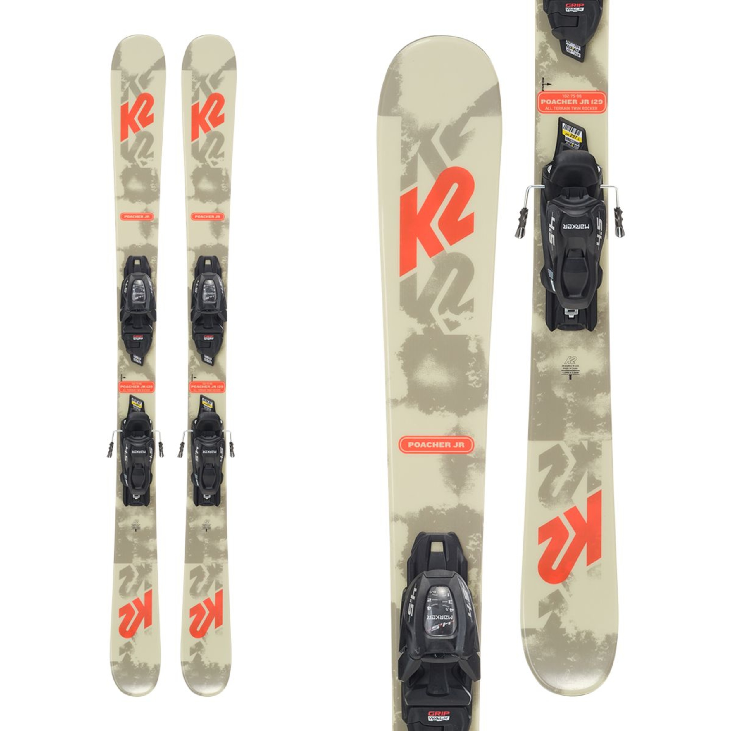 K2 Kids' Kit Poacher JR 7.0 FDT Freestyle Skis 2024 | SportChek