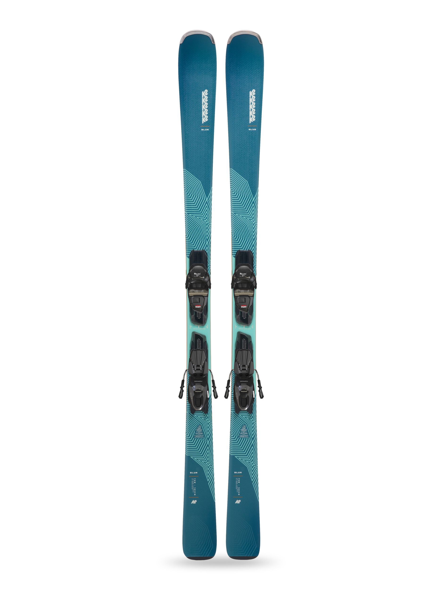 K2 Blur Women's 79 Flex All-Mountain Skis & Quikclik Free Bindings ...