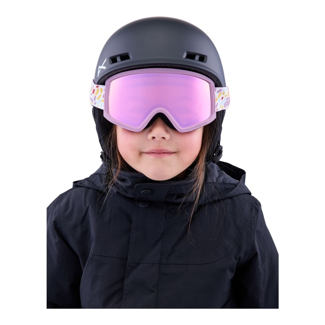 Anon Tracker 2.0 Junior Ski & Snowboard Goggles 2023 Sprinkle Pink with ...