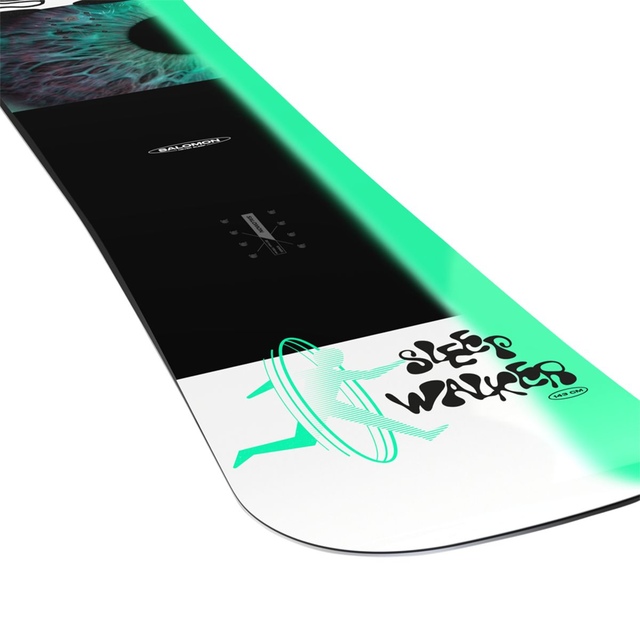 Salomon Kids' Sleepwalker Grom 2023 Beginner Snowboard, Freestyle, Twin ...