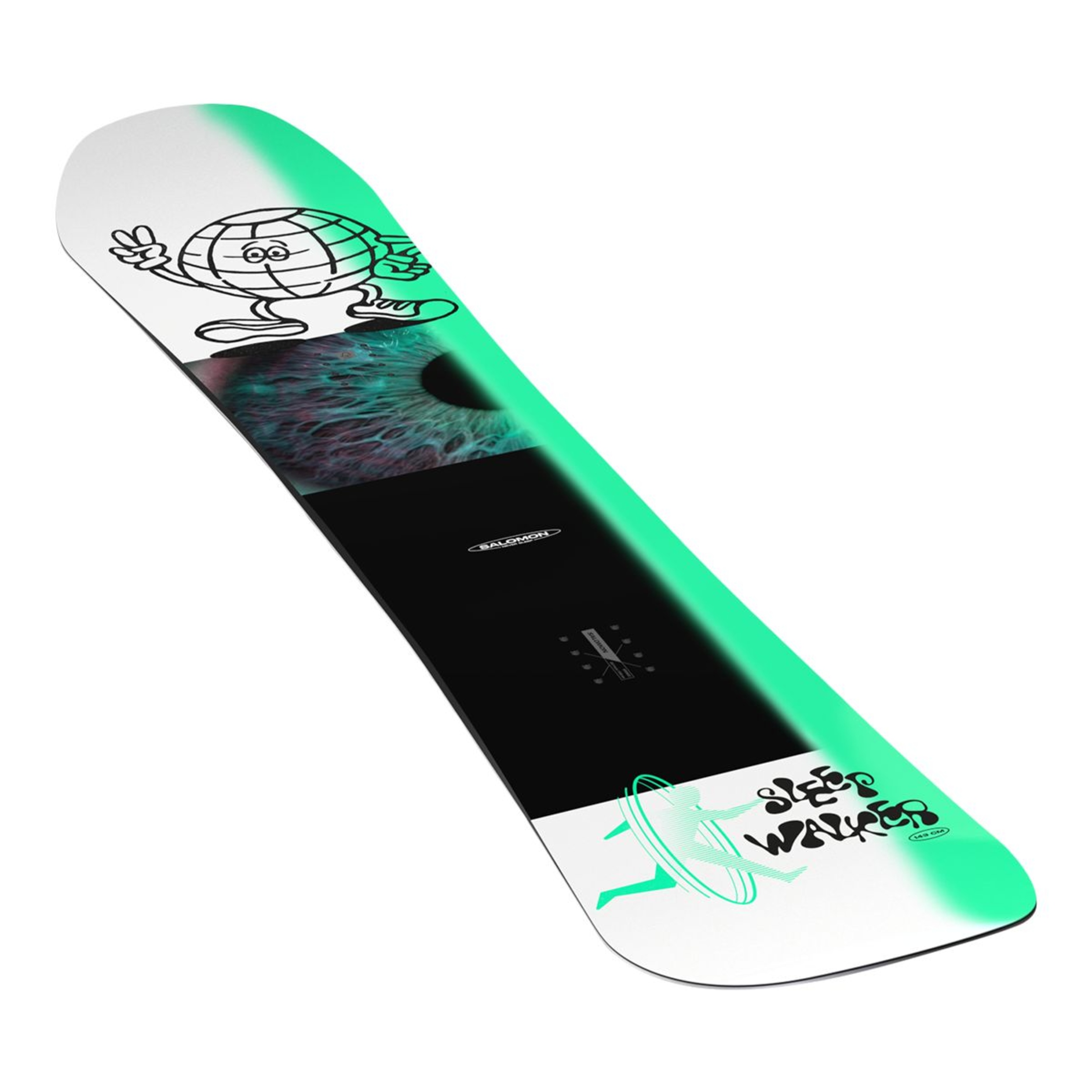 Salomon Kids' Sleepwalker Grom 2023 Beginner Snowboard, Freestyle, Twin ...