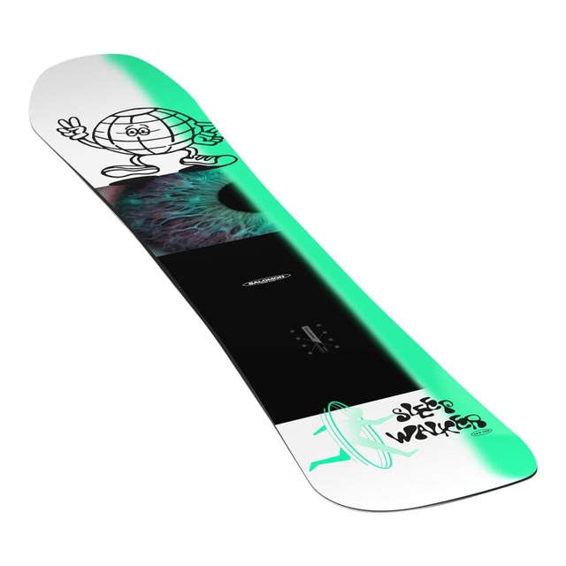 Salomon Kids' Sleepwalker Grom 2023 Beginner Snowboard, Freestyle, Twin ...