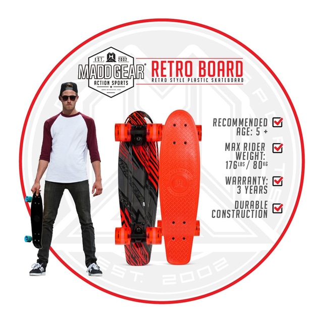 Madd Gear 22.5 Inch Retro Skateboard | SportChek