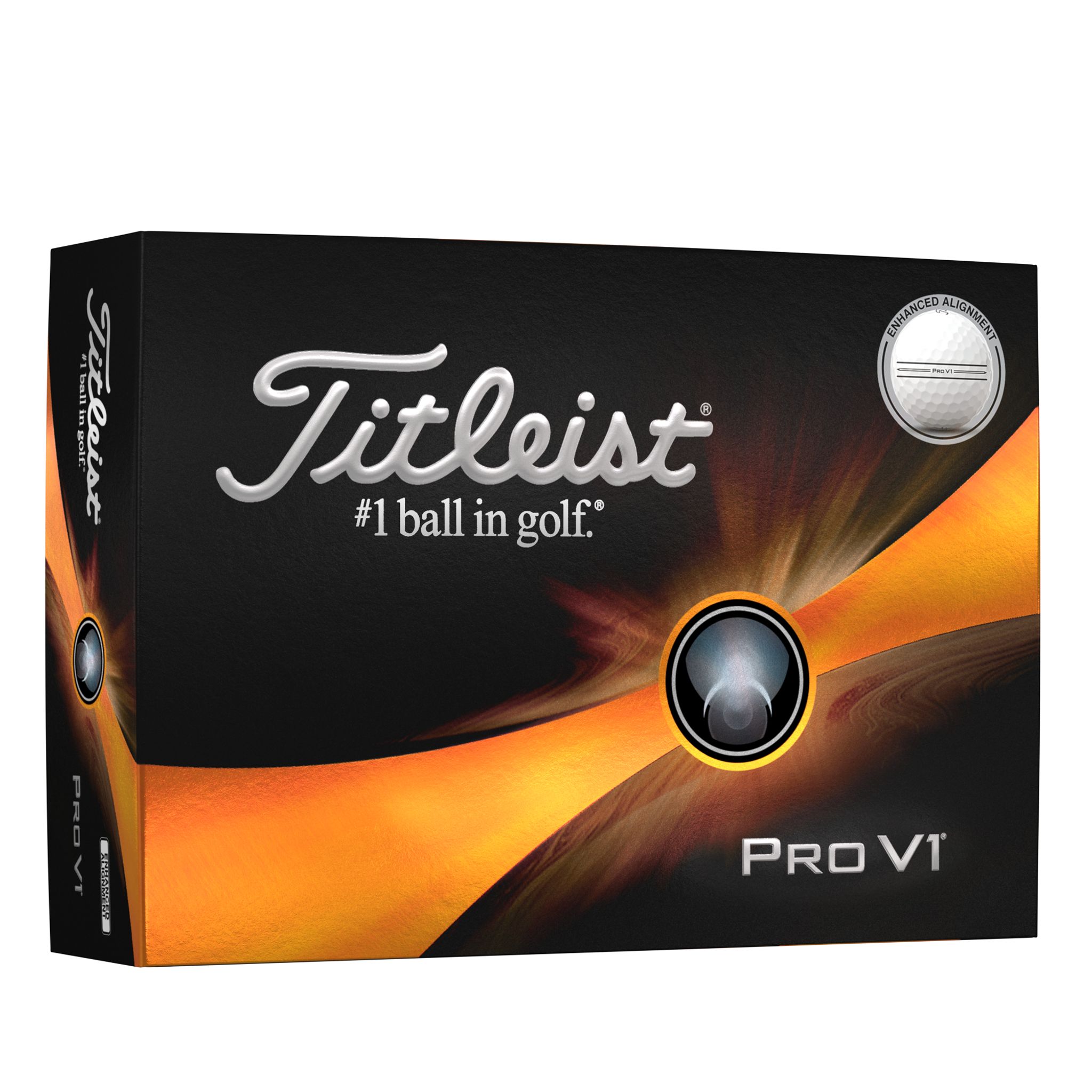Titleist Previous Gen Pro V1 Enhanced Alignment Men's Golf Balls ...