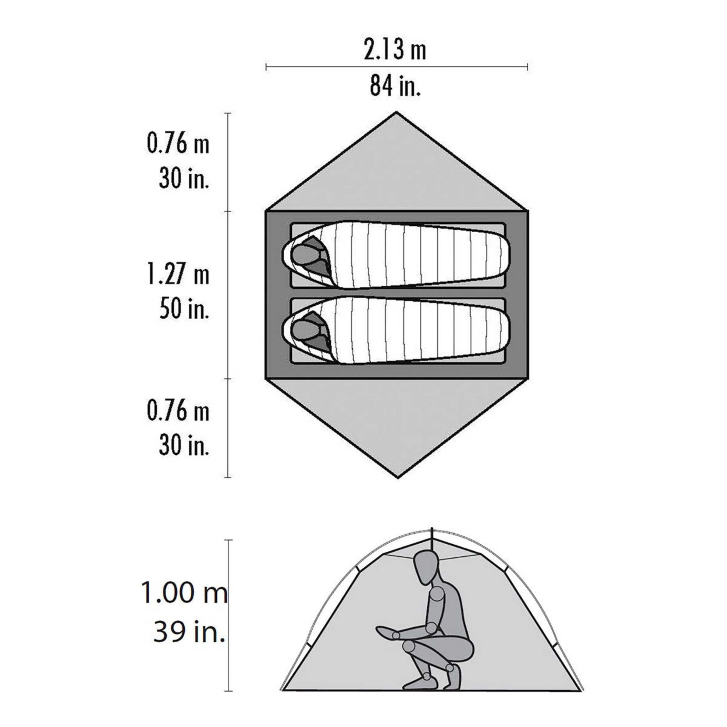 MSR Hubba Hubba 2 Person Backpacking Tent | SportChek
