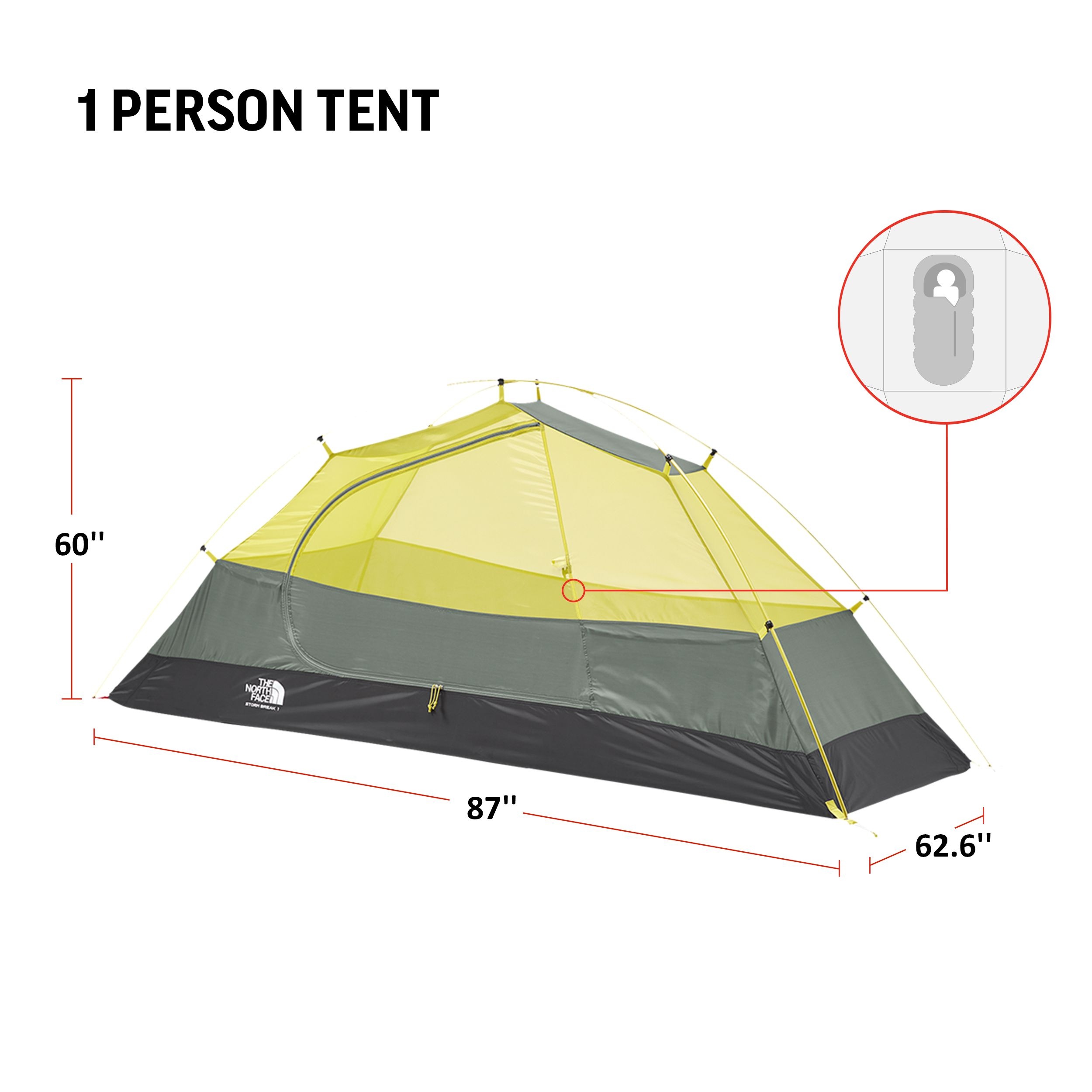 The North Face Stormbreak 1 Person Camping Tent | SportChek