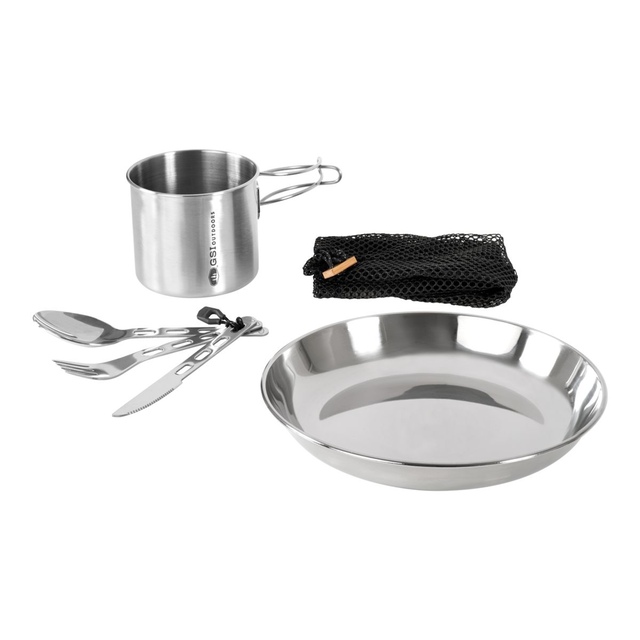 GSI Glacier Stainless Steel 1 Person Mess Set | SportChek