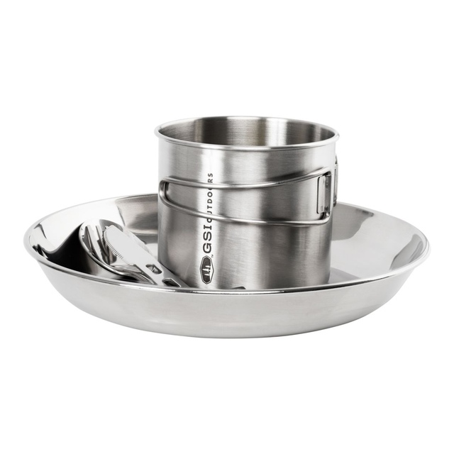 GSI Glacier Stainless Steel 1 Person Mess Set | SportChek