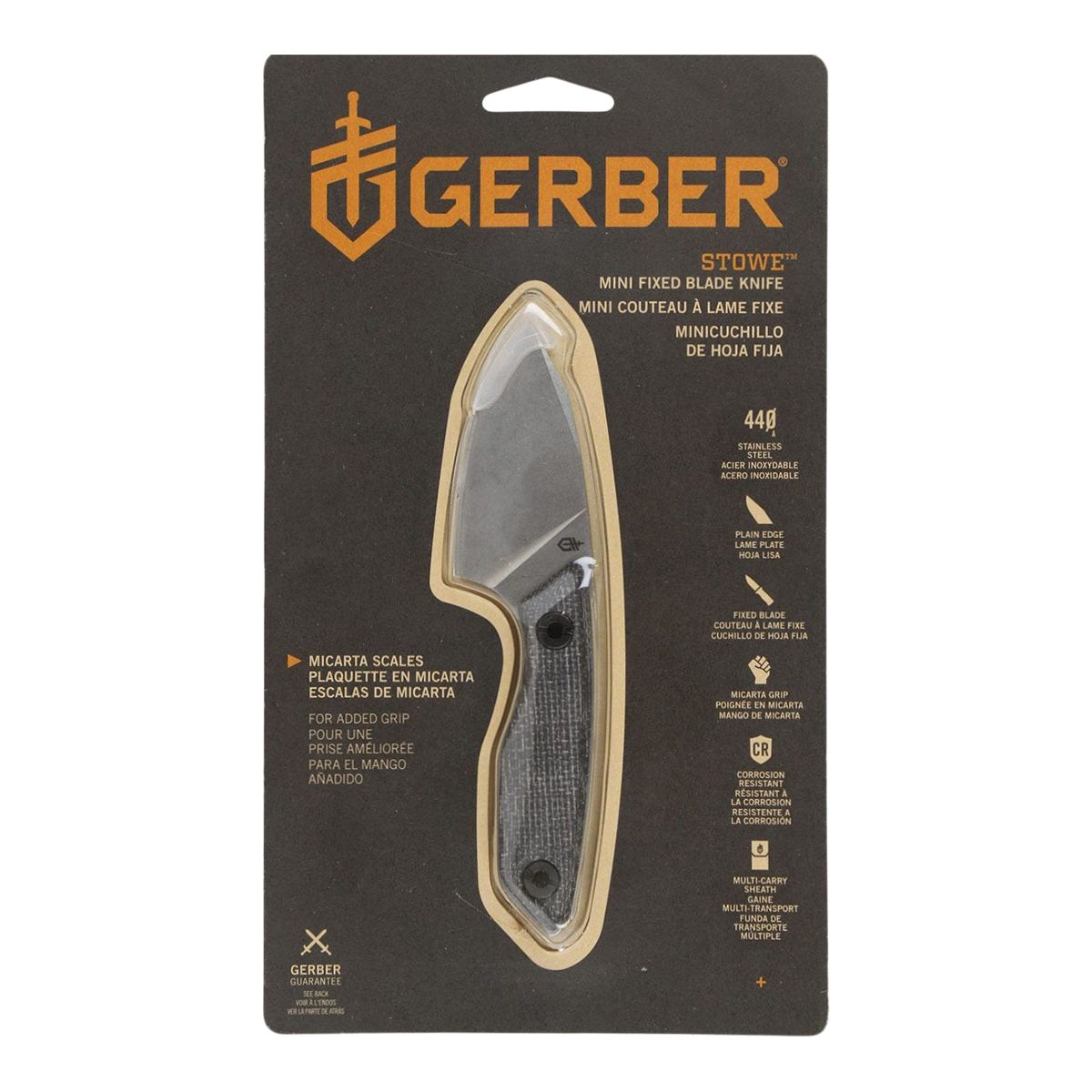 Gerber Stowe Full Tang Fixed Blade Knife | SportChek