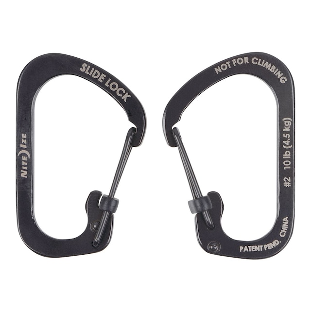 Nite Ize Slidelock Carabiner Stainless Steel Side Lock | Sportchek