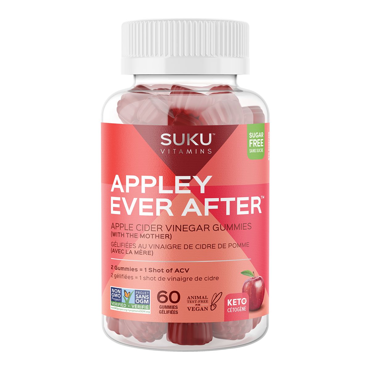 Suku Appley Ever After Gummies - 60 Counts | SportChek