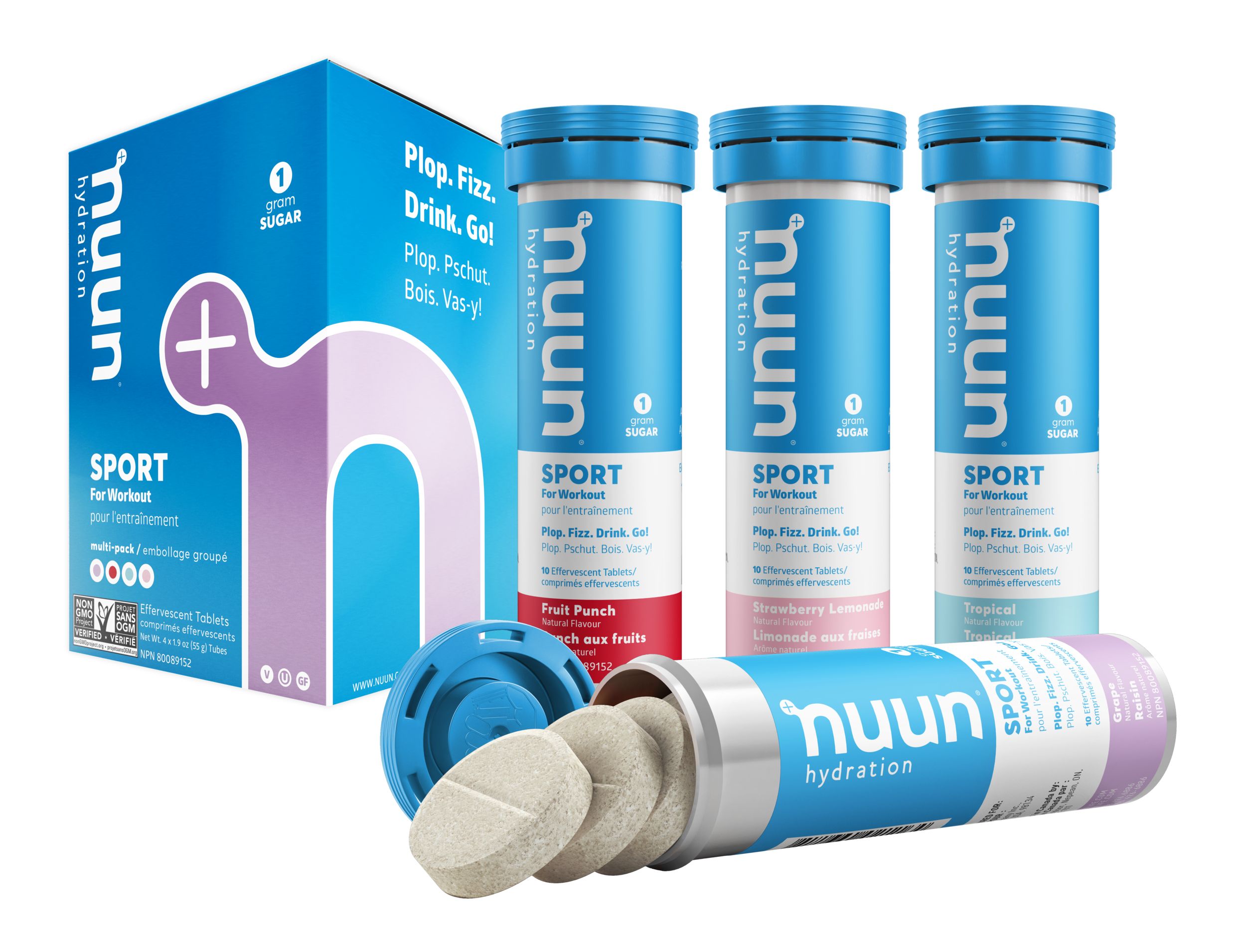 Nuun Sport Electrolyte Drink Tablets 4pk | SportChek