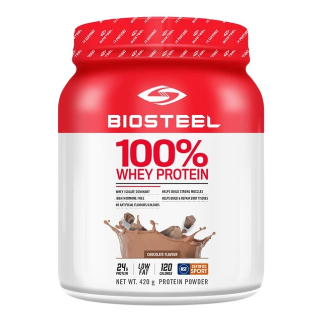 BioSteel Chocolate 100% Whey Protein Powder 420g | SportChek