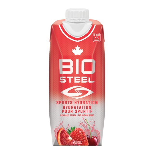 BioSteel Red Rally Splash Hydration Mix Ready To Drink (RTD) 12 Pack ...