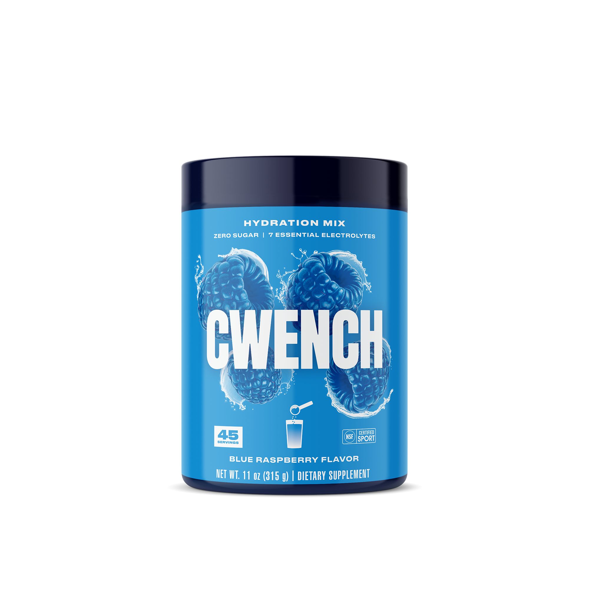 Cwench 315g Hydration Mix Tub Powder - Blue Raspberry | SportChek