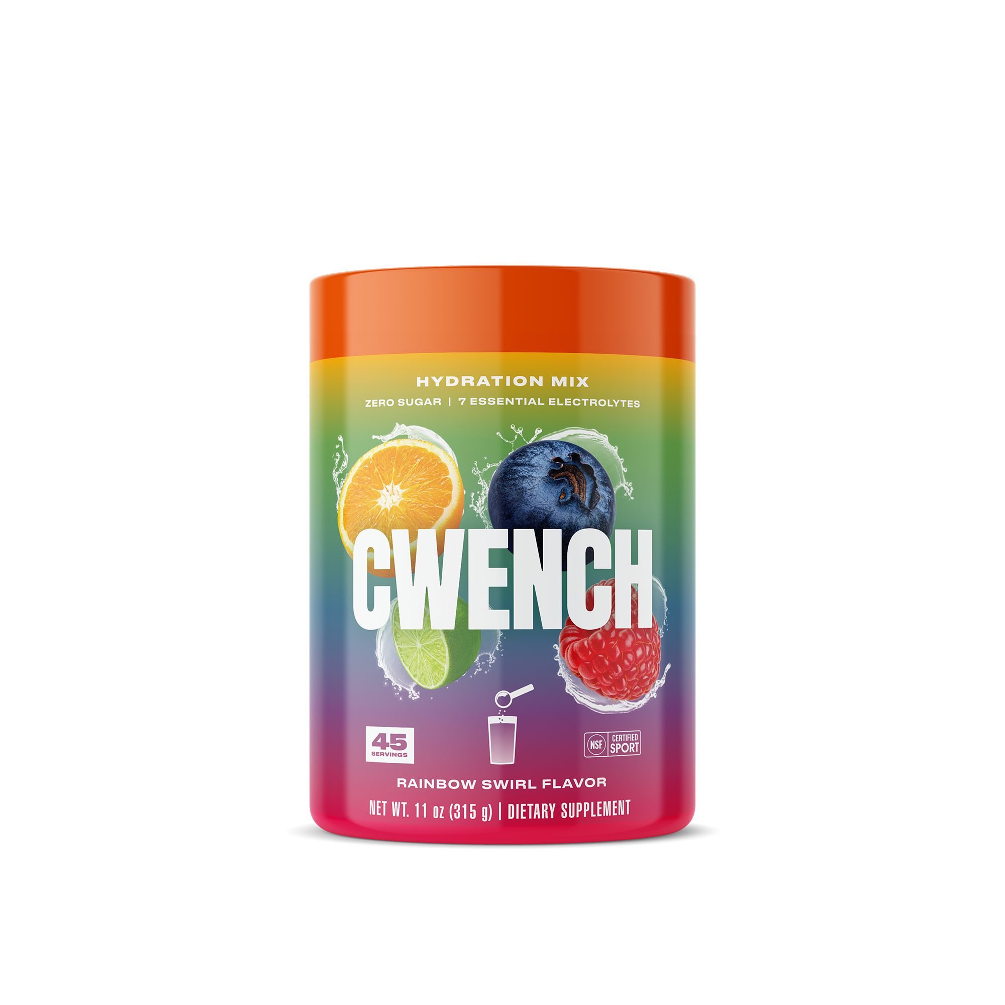 Cwench 315g Hydration Mix Tub Powder - Rainbow Swirl | SportChek