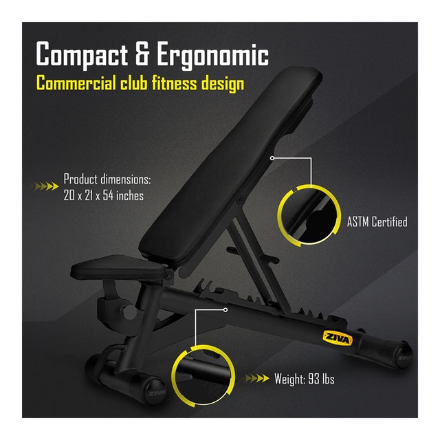 Ziva F-I-D Adjustable Bench | SportChek