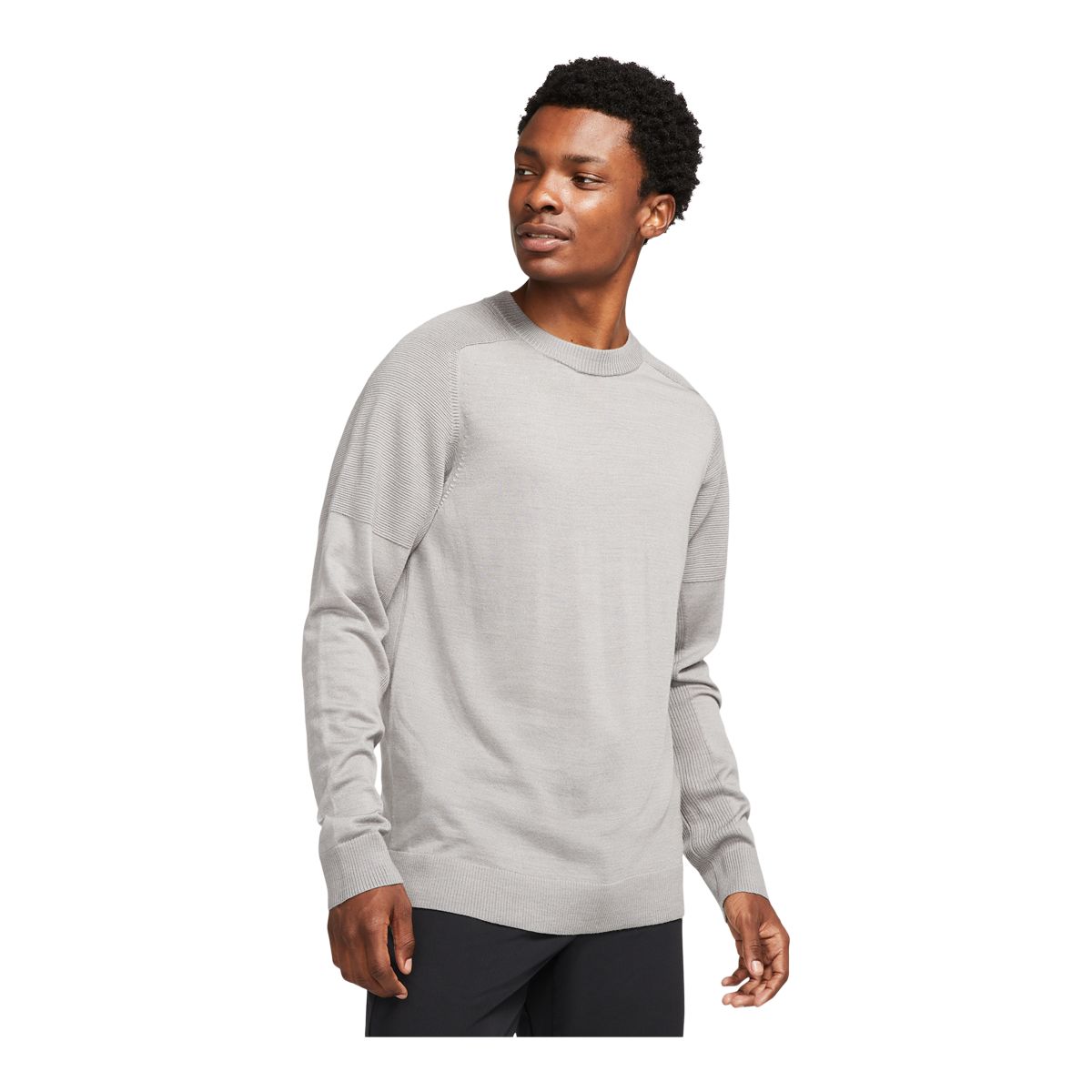Nike Golf Men's Tiger Woods Knit Crew Long Sleeve Sweater, Wool | SportChek