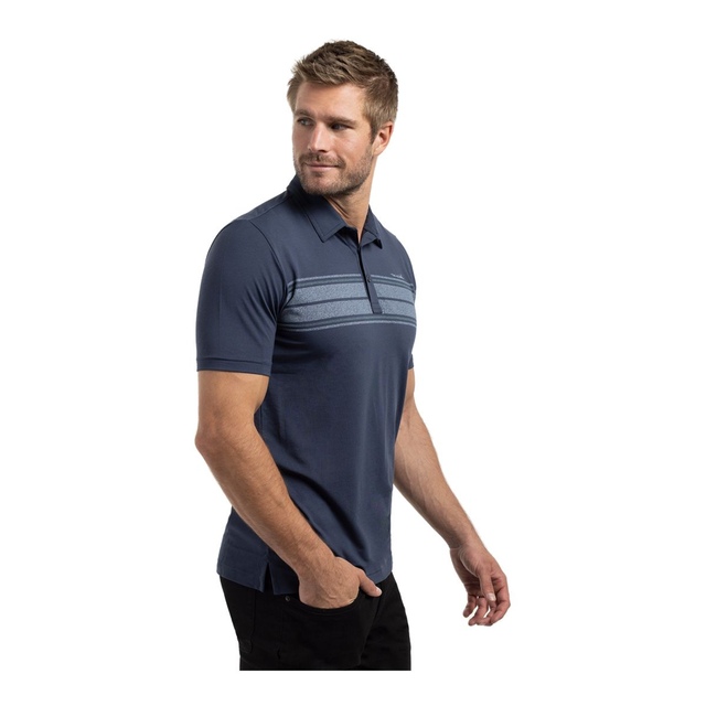 TravisMathew Men's Ofty Perfect Conditions Short Sleeve Golf Polo T ...
