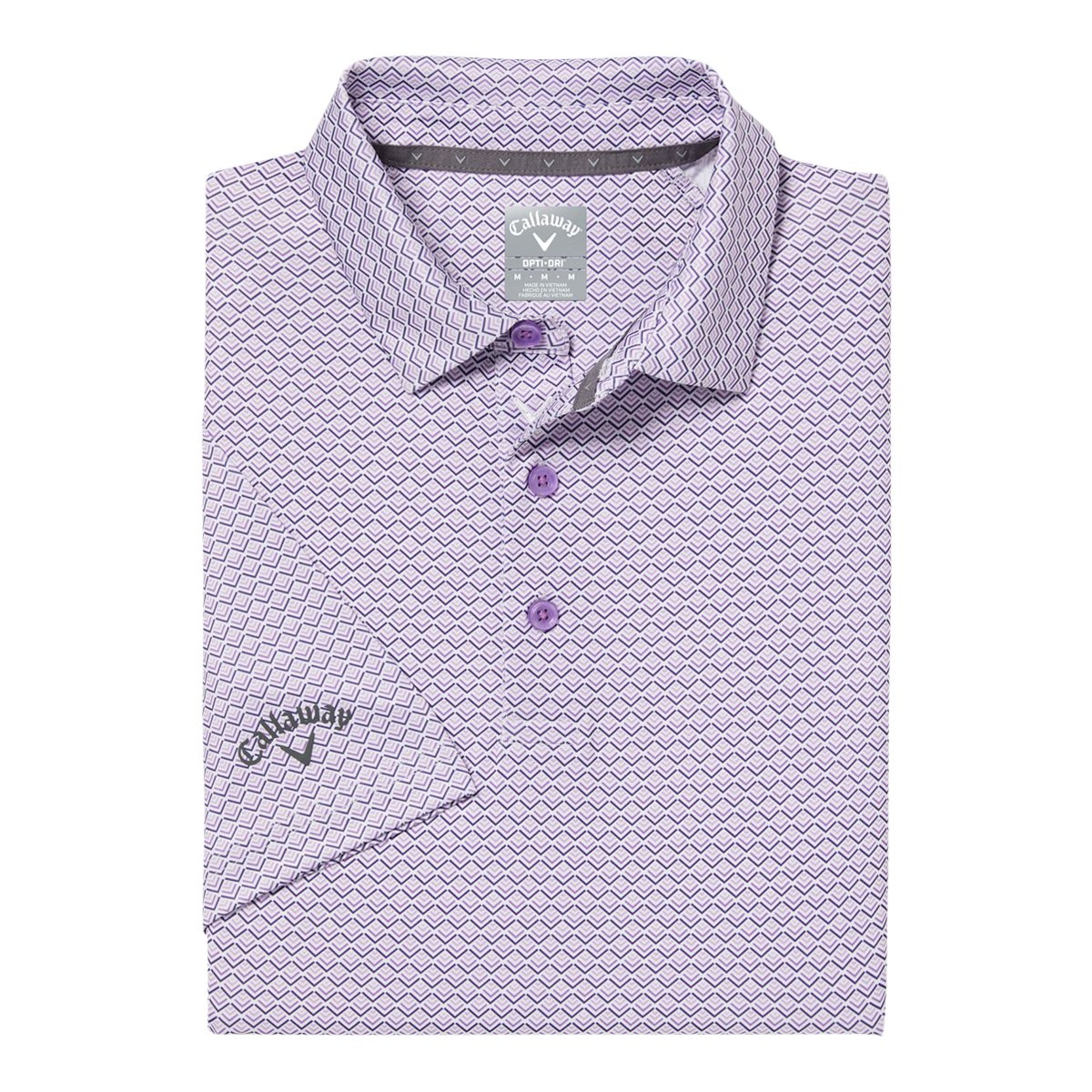 Callaway Men's Ombre Chev Print Polo T Shirt | SportChek