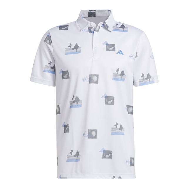 adidas Golf Men's All Over Print Polo T Shirt | SportChek