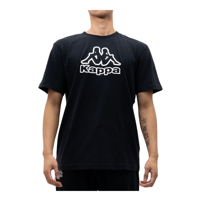 Kappa Sport Logo Dart Short Sleeve Tee - Black | SportChek