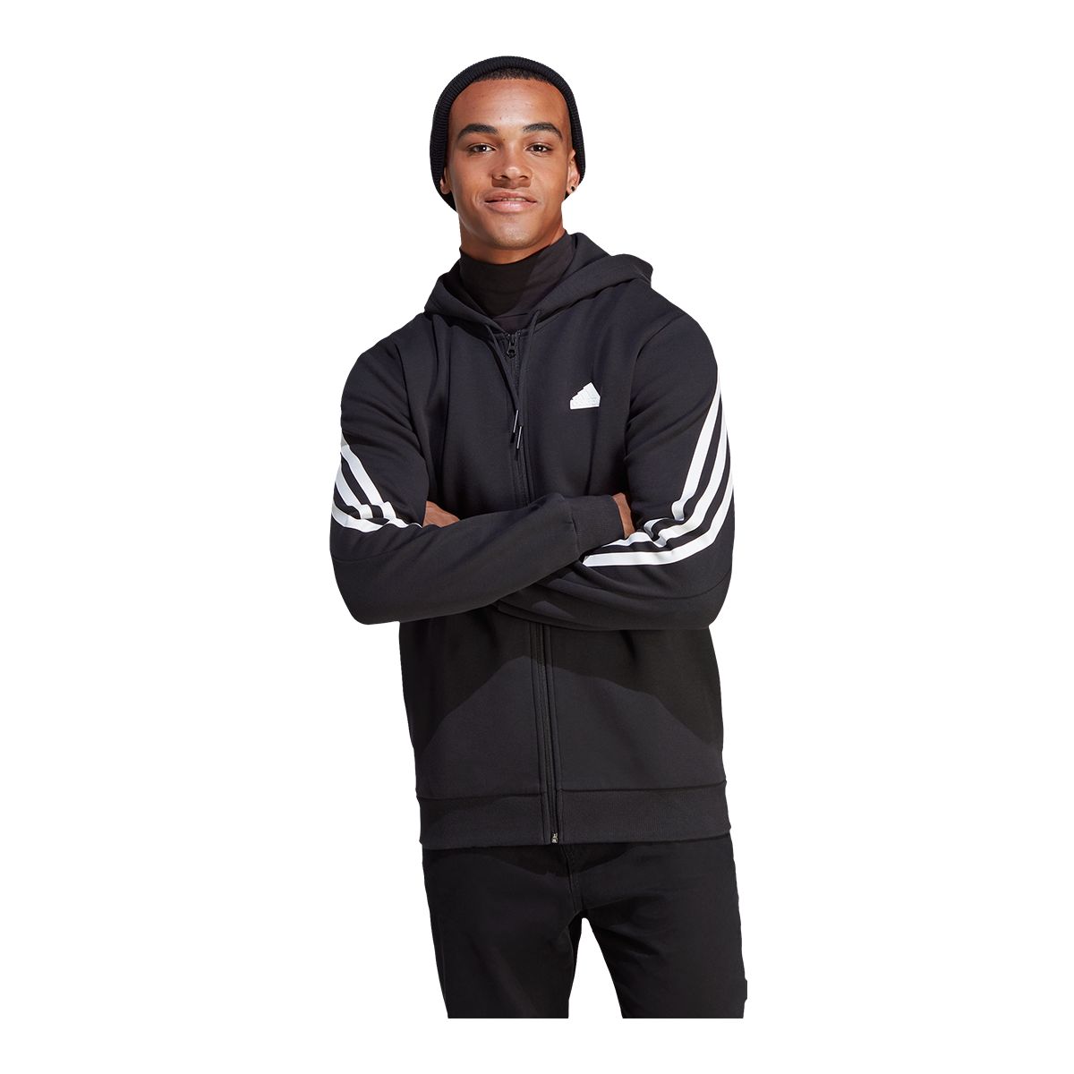 adidas Men's Future Icons 3-Stripes Full Zip Hooded Track Top | SportChek