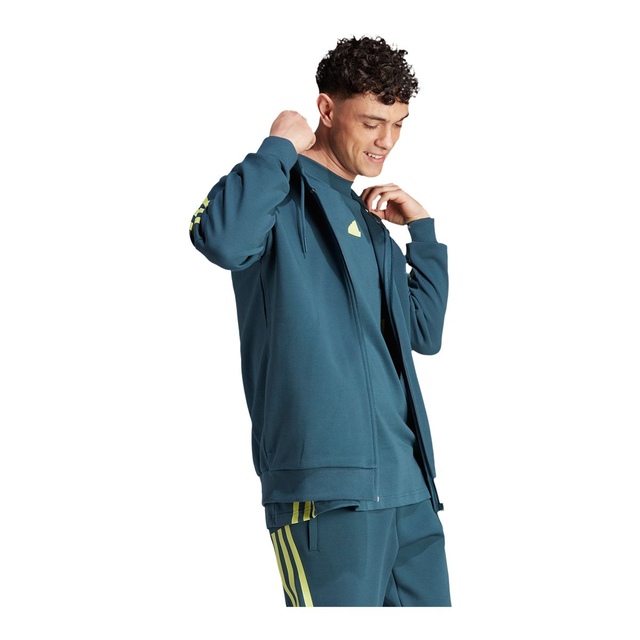 adidas Men's Future Icons 3-Stripes Full Zip Hoodie Track Top | SportChek