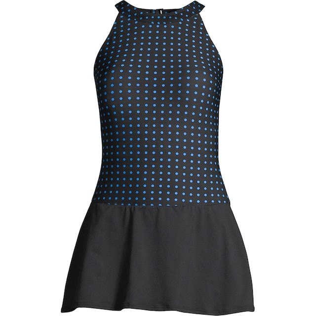 Gabar Womens High Neck Swim Dress One Piece Swimsuit Bathing Suit