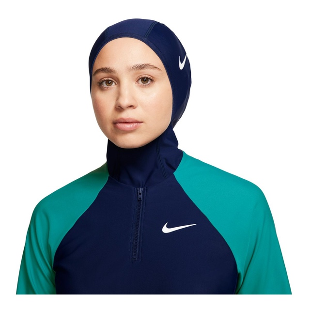 Nike Women's Victory Colorblock Full-Coverage Swim Dress/Burkini ...