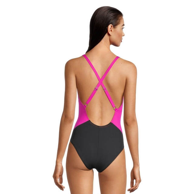 Ripzone Womens Sl Cross Back Cb Plunge One Piece Swimsuit Sportchek
