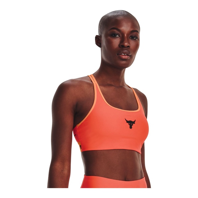 Under Armour Women's Project Rock Crossback Novelty Sports Bra | SportChek