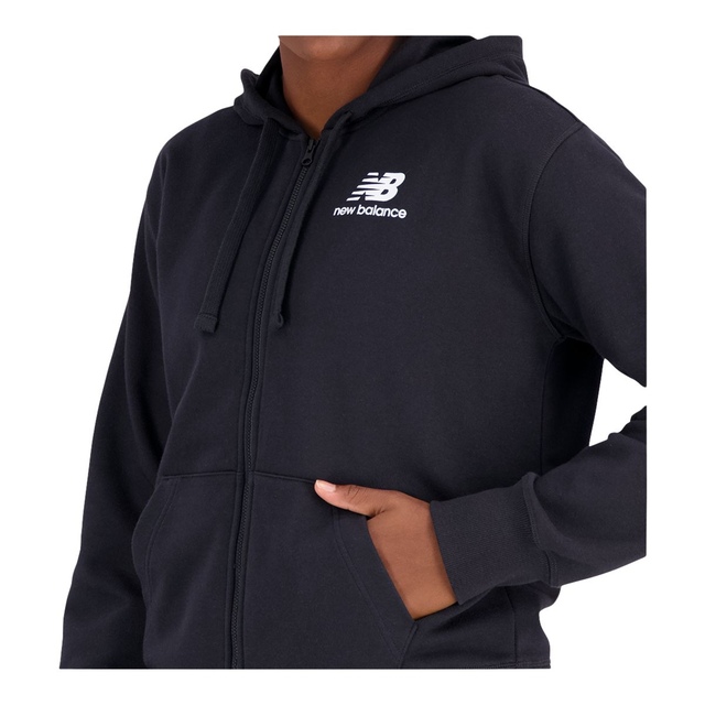 New Balance Women's Essentials Full Zip Stacked Logo Jacket | SportChek