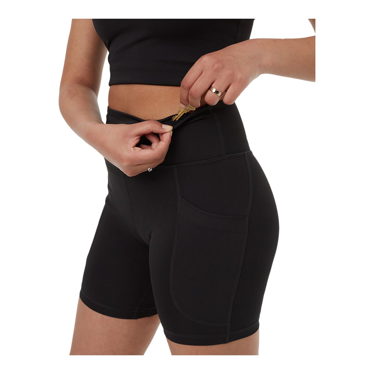 tentree Women's InMotion Pocket Bike Shorts | SportChek