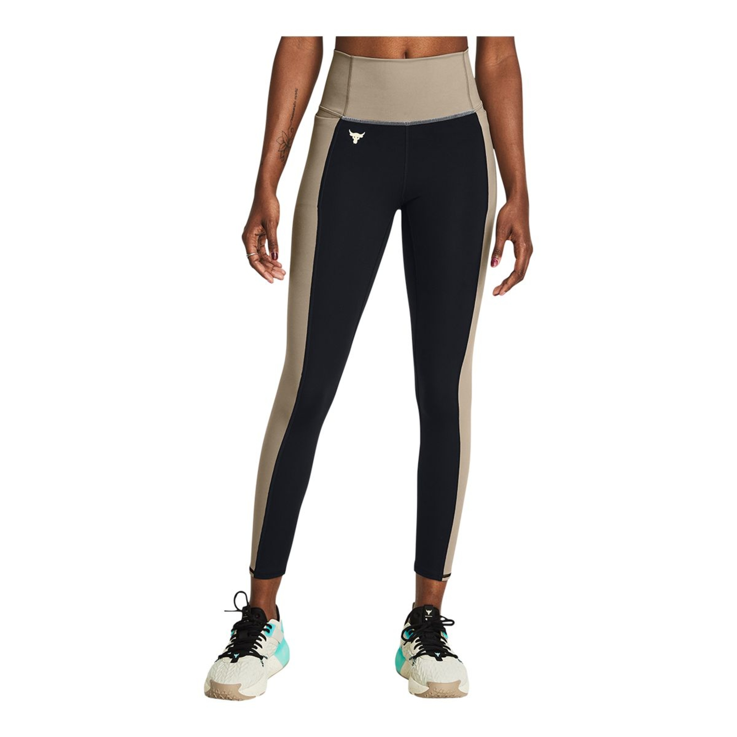 Under Armour Women's Project Rock LG Colorblock Ankle Leggings | SportChek