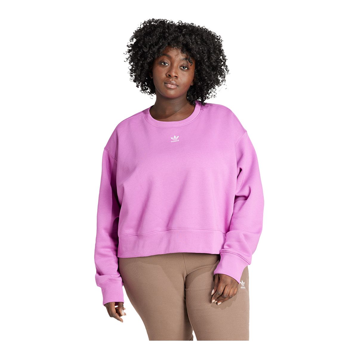 adidas Originals Women's Plus Size Essentials Sweatshirt adidas Originals Women's Plus Size Essentials Sweatshirt
