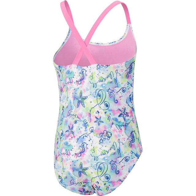 Ripzone Girls Sl Crossback Print One Piece Swimsuit Sportchek