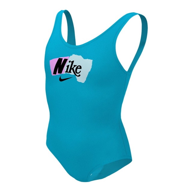 Nike Girls Multi Logo U Back One Piece Swimsuit Sportchek