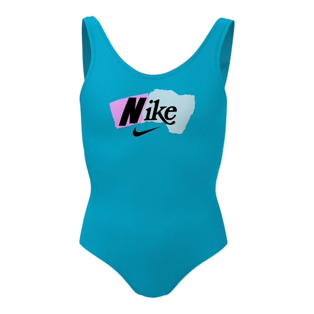Nike Girl's Multi Logo U-Back One-Piece Swimsuit | SportChek