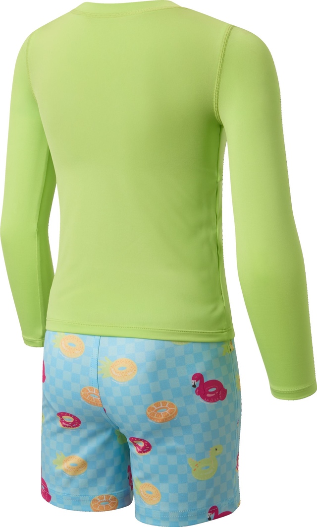 Ripzone Toddler Kids' Cove 2.0 Long Sleeve Rashguard Two Piece Set ...