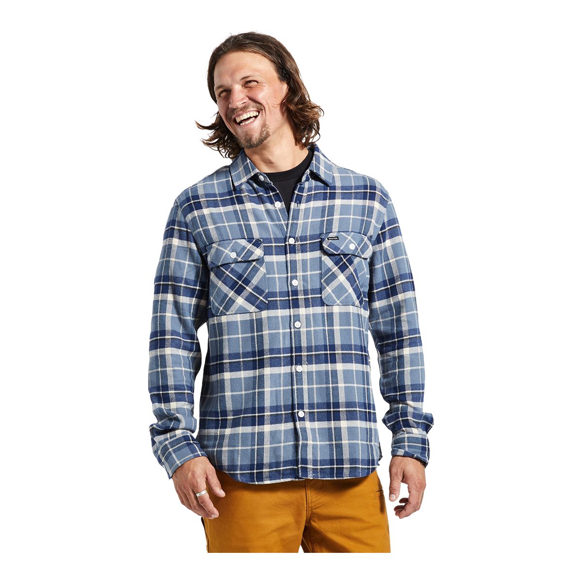 Brixton Men's Bowery Long Sleeve Flannel Shirt | SportChek